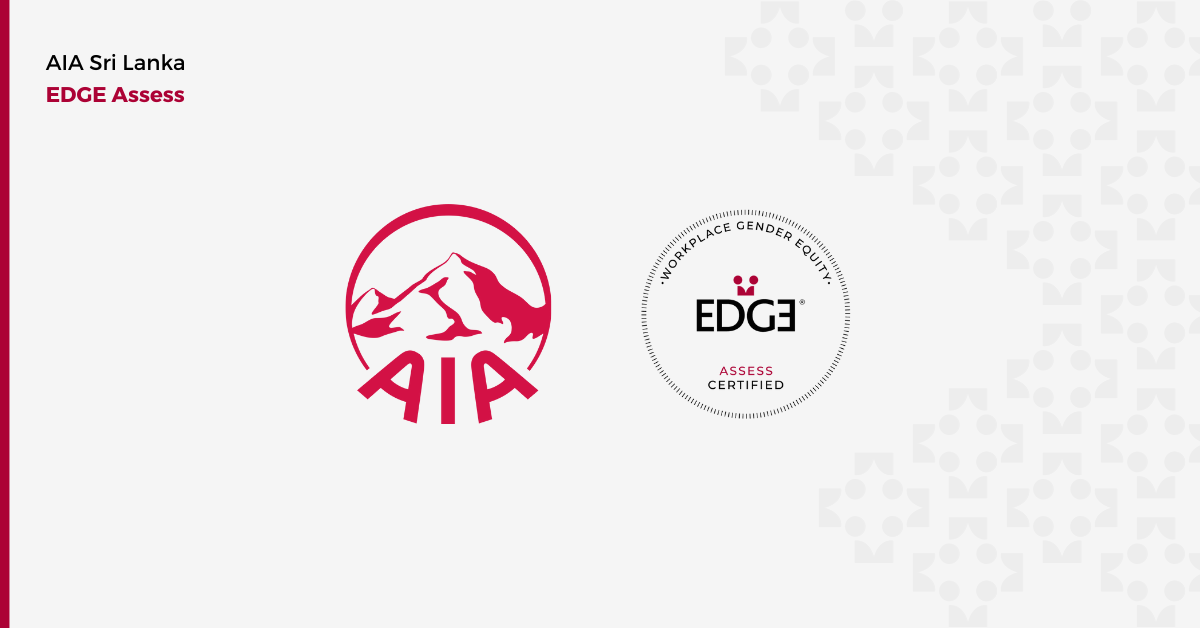 AIA Sri Lanka attains EDGE Assess Certification - EDGE Certified Foundation