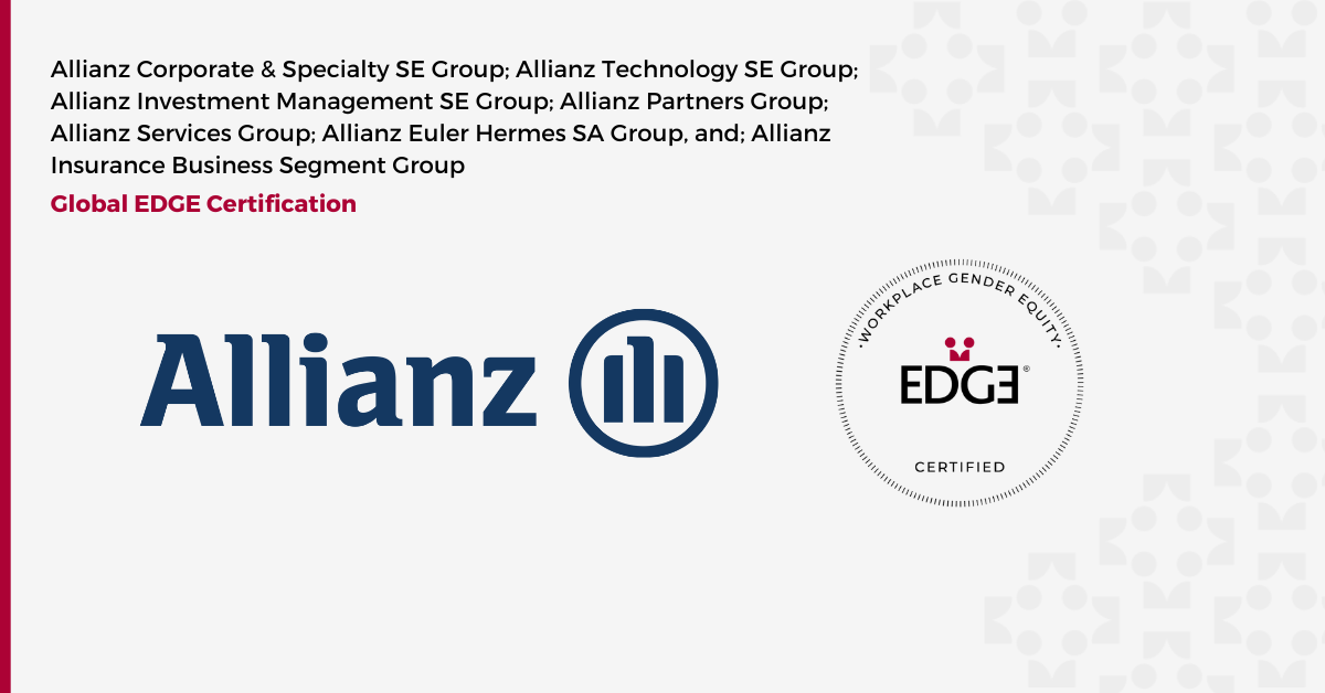 Allianz’ entities globally EDGE Certified - EDGE Certified Foundation