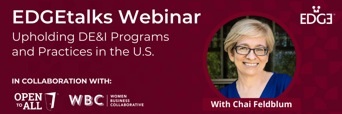 Upholding DE&I Programs and Practices in the U.S. with Chai Feldblum ...